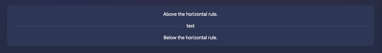 [Feature Request] Add text property to Divider component · Issue #746 · skeletonlabs/skeleton ...