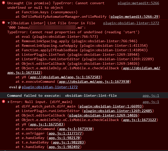 Bug Crash When Email Address Added As An Alias · Issue 360 · Platersobsidian Linter · Github
