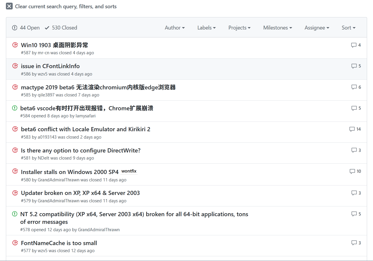 Firefox dev/nightly 69已删除cairo，无法渲染 · Issue #565 · snowie2000/mactype ...