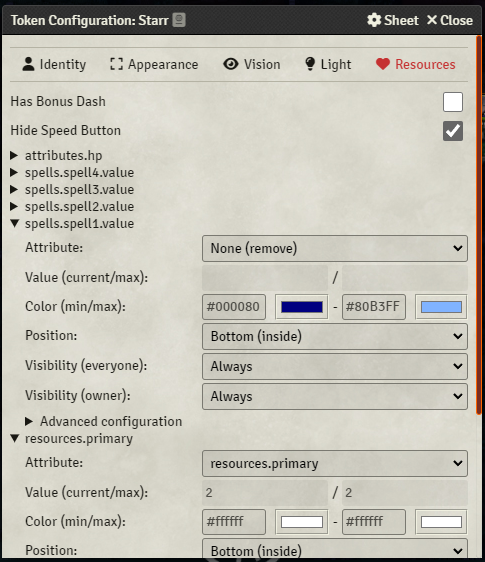 Non-Pact Spell Slots are not an option for Token Resource Bars · Issue #2483 · foundryvtt/dnd5e ...