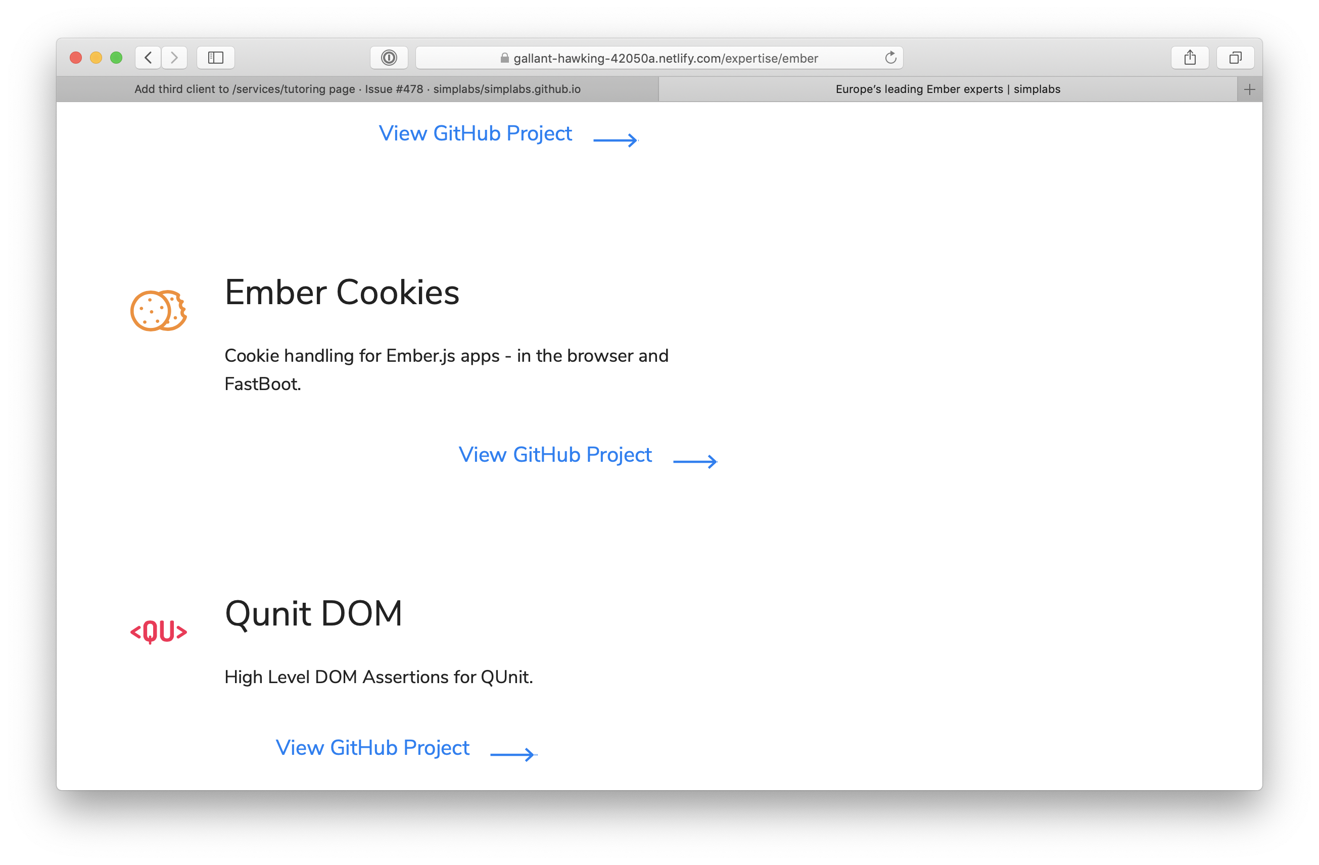Make All Open Source Links Right Aligned · Issue 479 · Mainmatter · Github