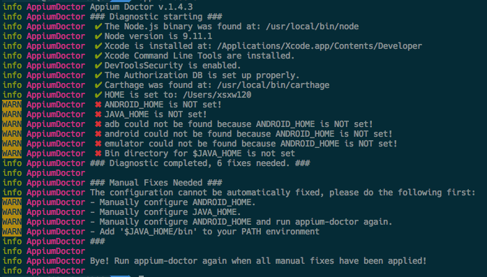 ANDROID_HOME Environment Not Set Even Though Appium-Doctor Says It Is · Issue #11172 · appium ...