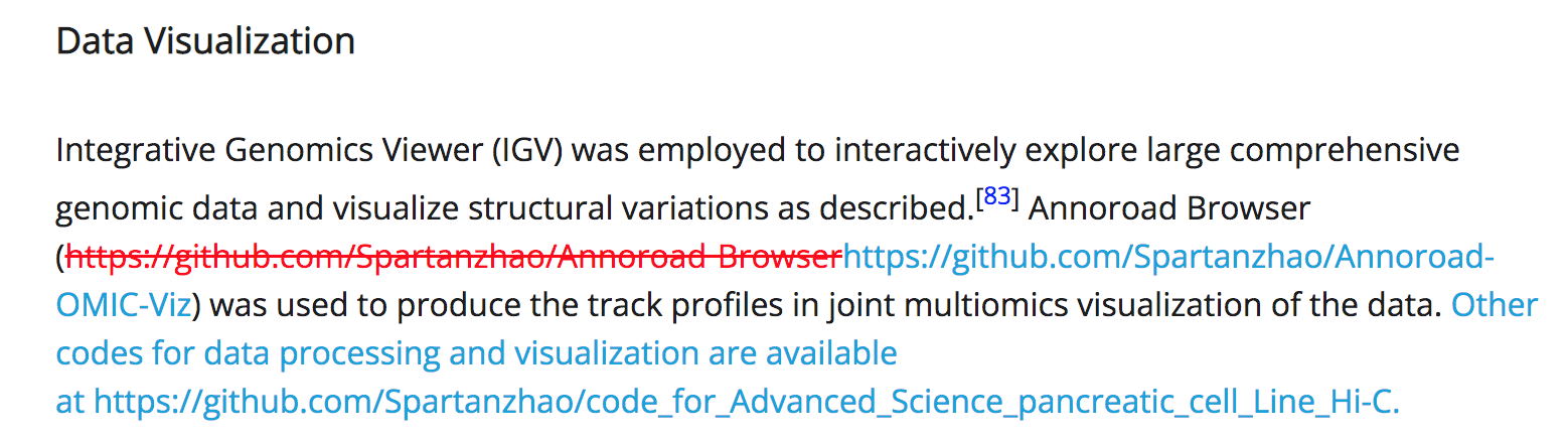 [PRE REVIEW]: Annoroad Vis: A multi-omic visualization tool · Issue #4387 · openjournals/joss ...