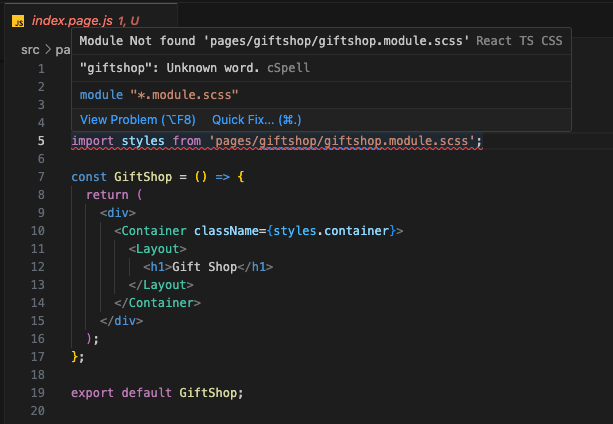 Module Not Found Pagestshoptshopmodulescssreact Ts Css · Issue 109 · Viijay Kr