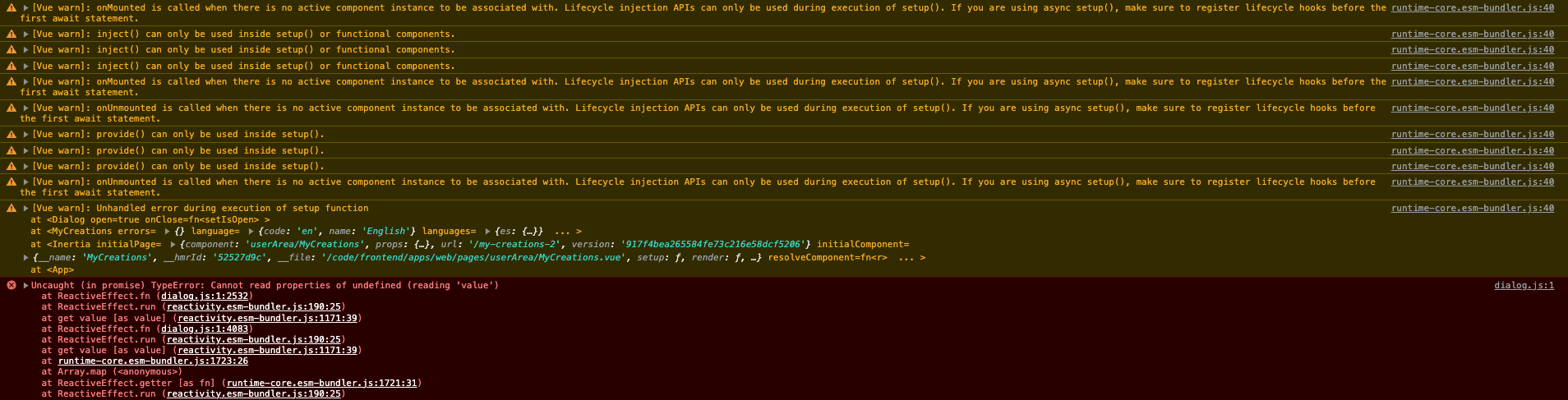 Dialog doesn't work using Inertia + Vue3 · tailwindlabs headlessui · Discussion #2587 · GitHub