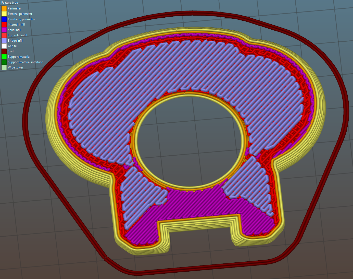 Random bridge infill on second layer causing heavy overextrusion ...