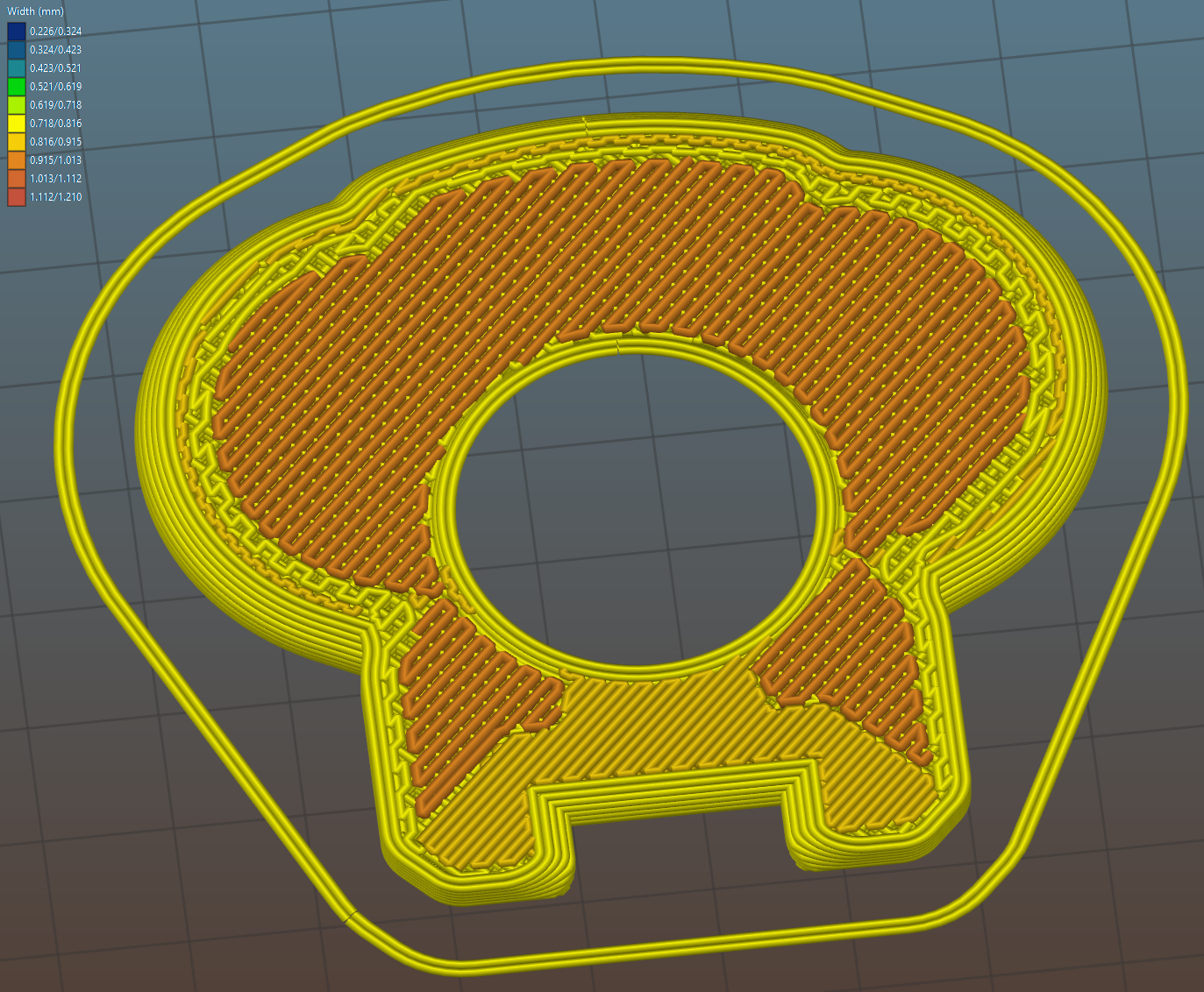 Random bridge infill on second layer causing heavy overextrusion ...