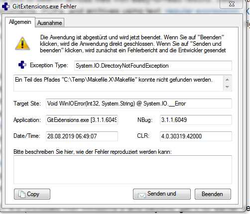 Crash on file "save as" · Issue #7059 · gitextensions/gitextensions · GitHub