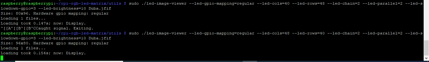 Help with 3 sided display, 80x96 panels. · Issue #1474 · hzeller/rpi-rgb-led-matrix · GitHub