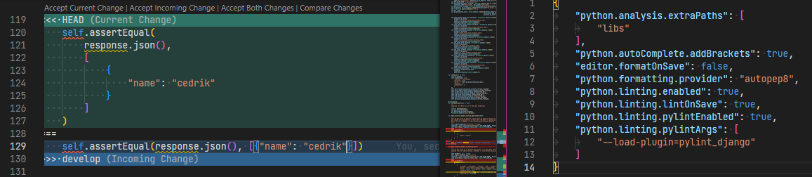 editor.formatOnSave set to True format badly "git merged files" · Issue #17914 · microsoft ...