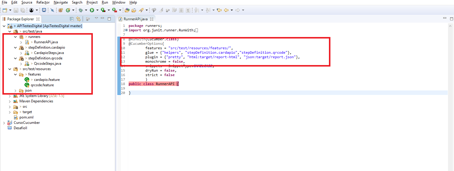 Step Definitions Are Not Getting Recognised With Out Glue Code And Duplicate Step Definitions