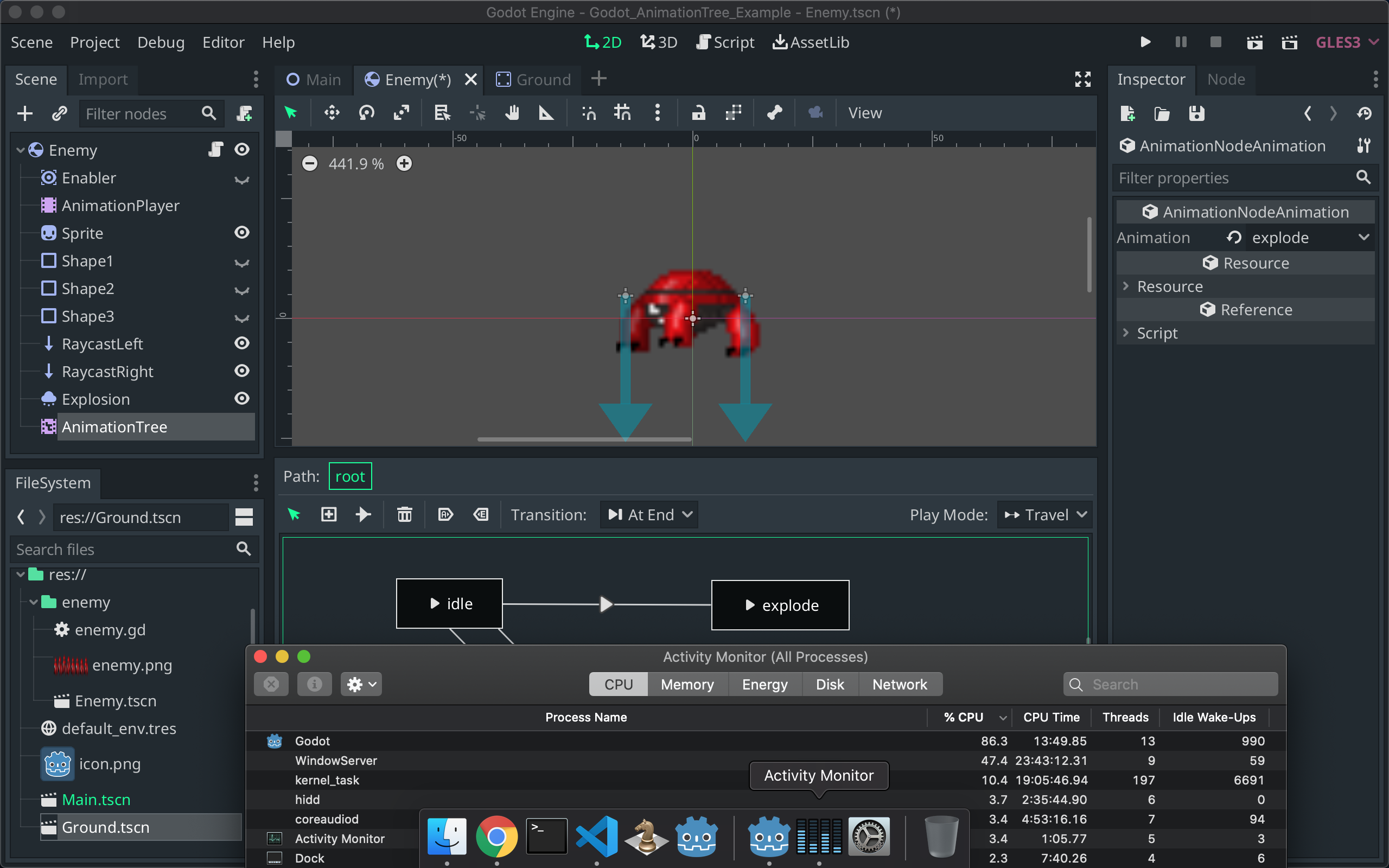 High CPU usage due to continuous editor redrawing when working with ...