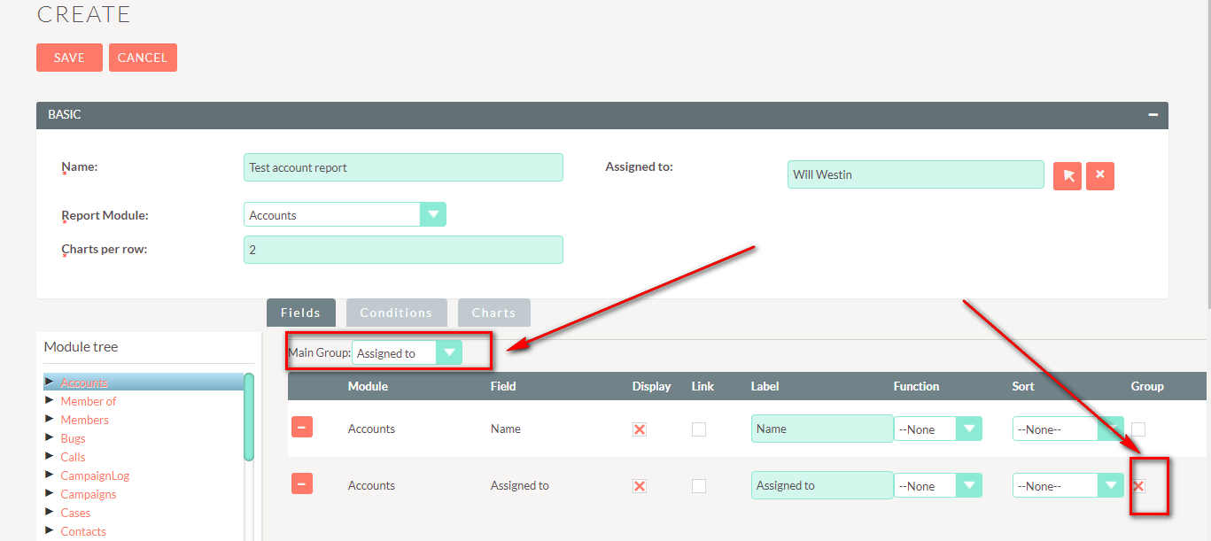 Reports - Report groups repeating for each record under group · Issue #5487 · salesagility ...
