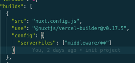 Build fails with new Error · Issue #369 · nuxt/vercel-builder · GitHub