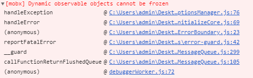 Dynamic observable cannot be frozen. · Issue #1900 · mobxjs/mobx · GitHub