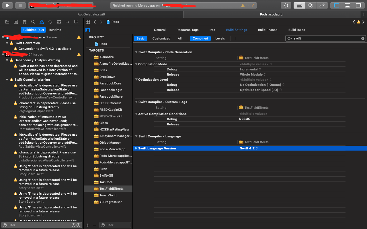 Getting error in swift 4.2 · Issue #171 · raulriera/TextFieldEffects · GitHub