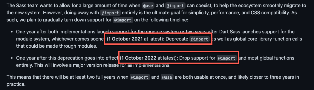 Deprecate Sass Import Rule And Replace It With Use · Issue 12336 · Sap Spartacus · Github