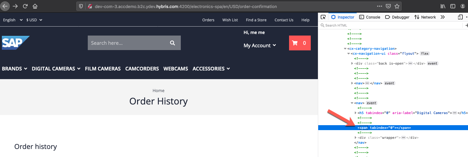 accessibility: Focus displayed after drop down menu on firefox · Issue #6514 · SAP/spartacus ...