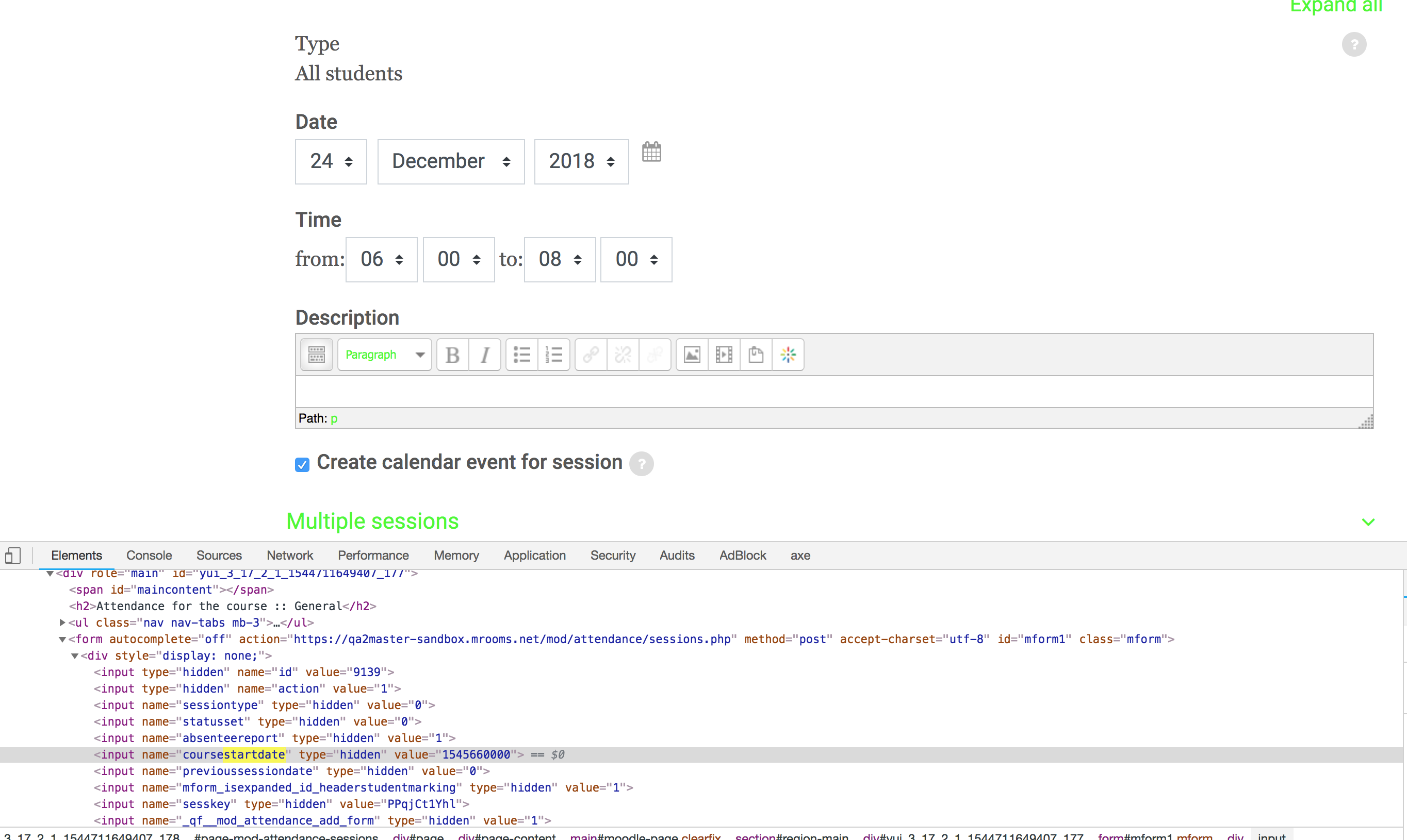 The session date is prior to the course start date / Hidden sessions · Issue #354 · danmarsden ...