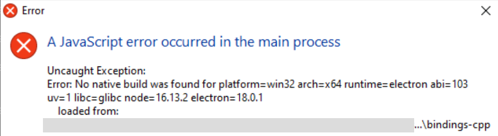 No native build was found for platform=win32 · Issue #2468 · serialport/node-serialport · GitHub
