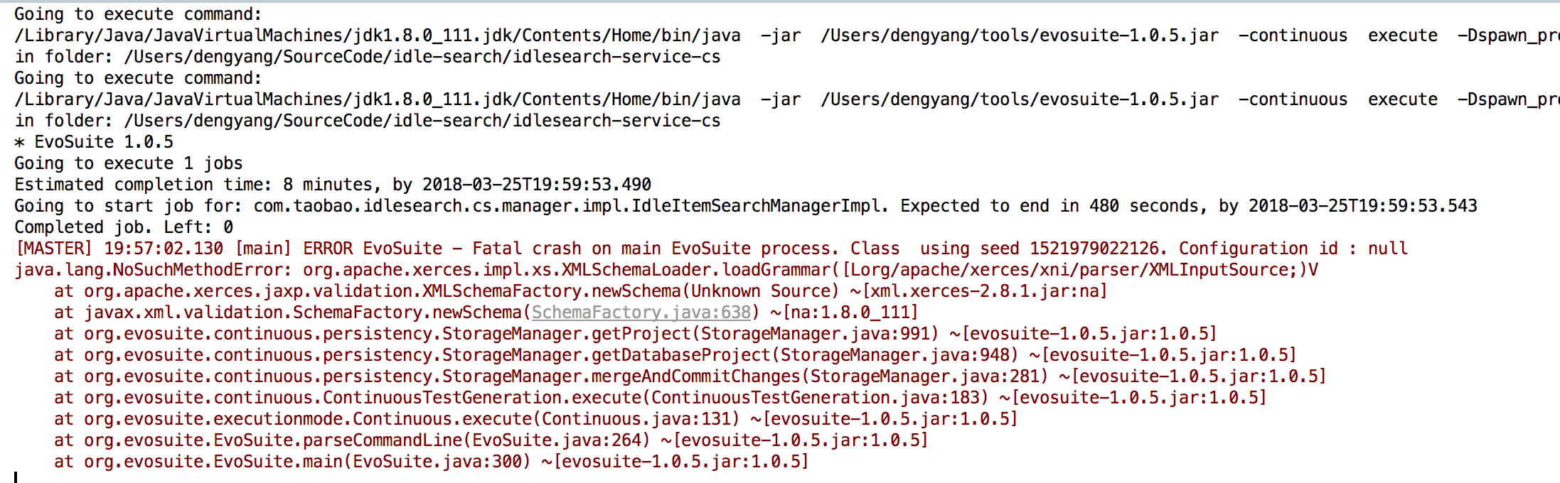 When method over 120 lines，EvoSuite ended abruptly · Issue #177 ...