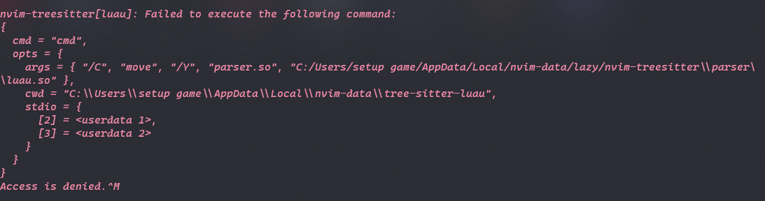 AutoCompletion nor Treesitter working · Issue #3 · lopi-py/luau-lsp ...