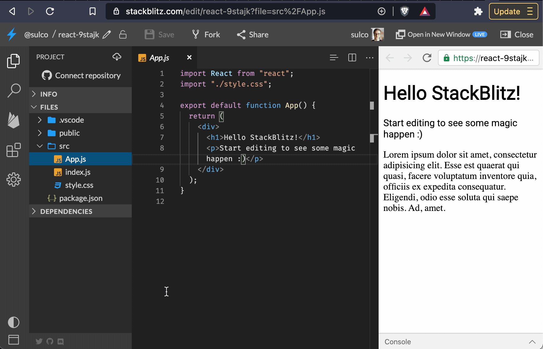 To be able to toggle menu. · Issue #170 · stackblitz/core · GitHub
