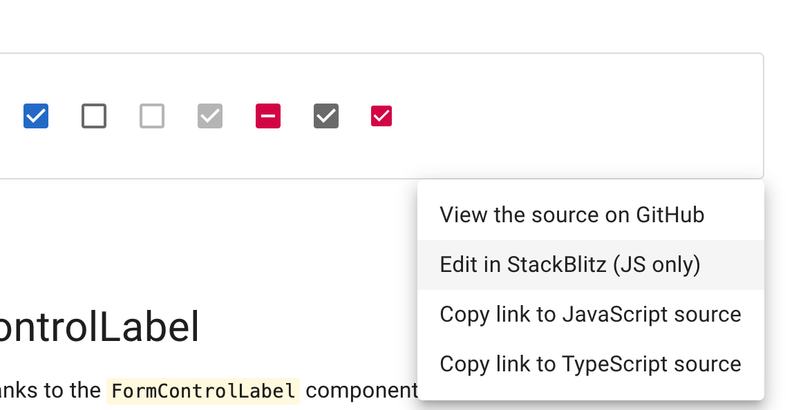[docs] Add StackBlitz edit demo integration to the line of actions · Issue #27255 · mui/material ...