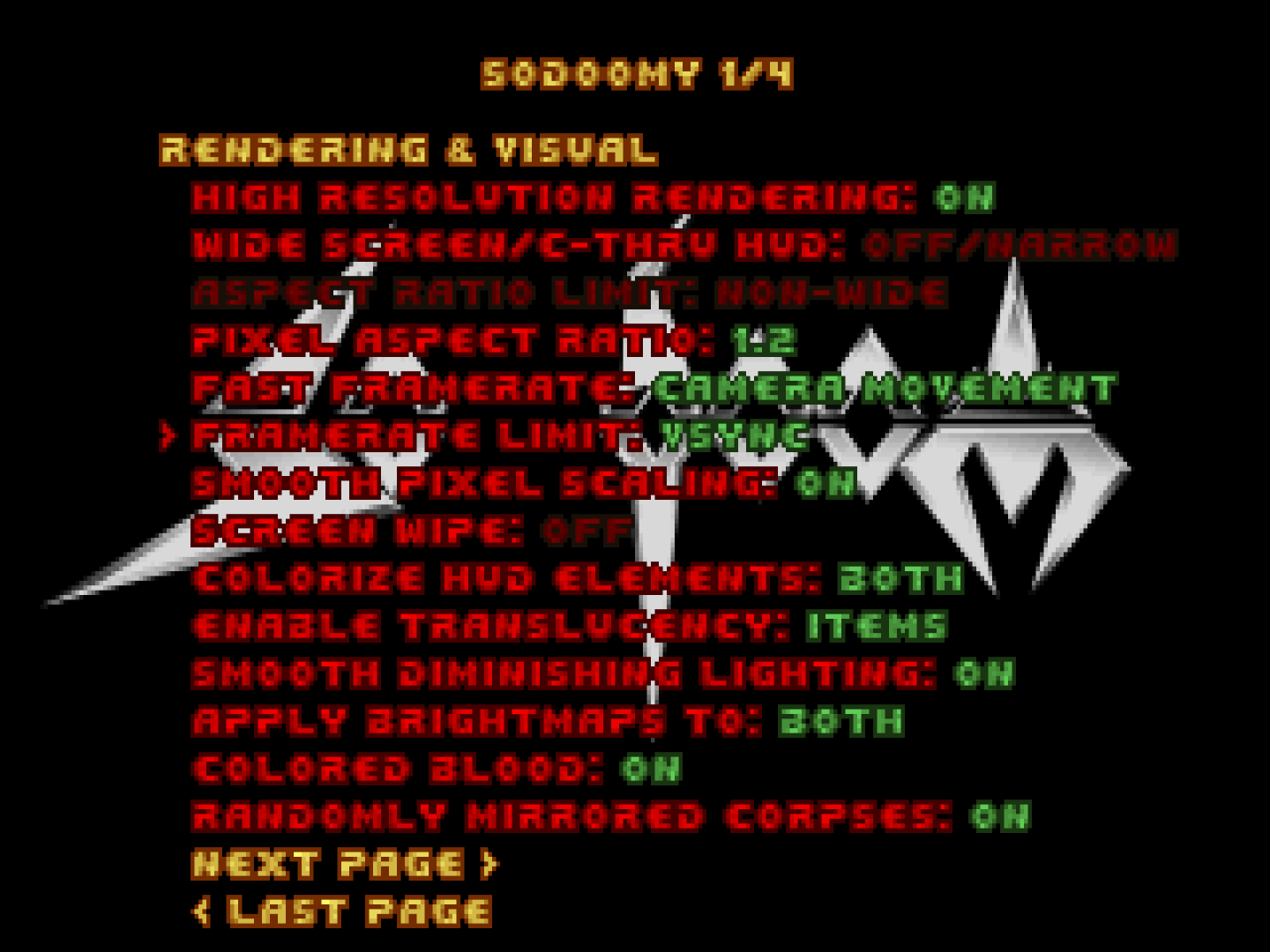 Capped framerate: menu organization · Issue #979 · fabiangreffrath/crispy-doom · GitHub