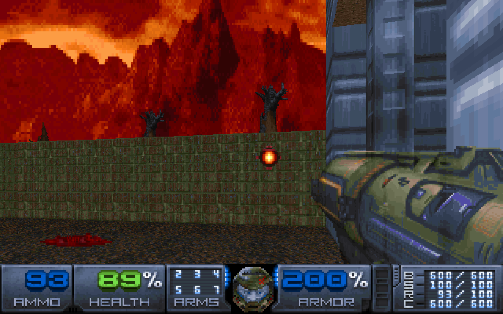 If any kind of translucency in enabled, the weapon sprite is affected ...