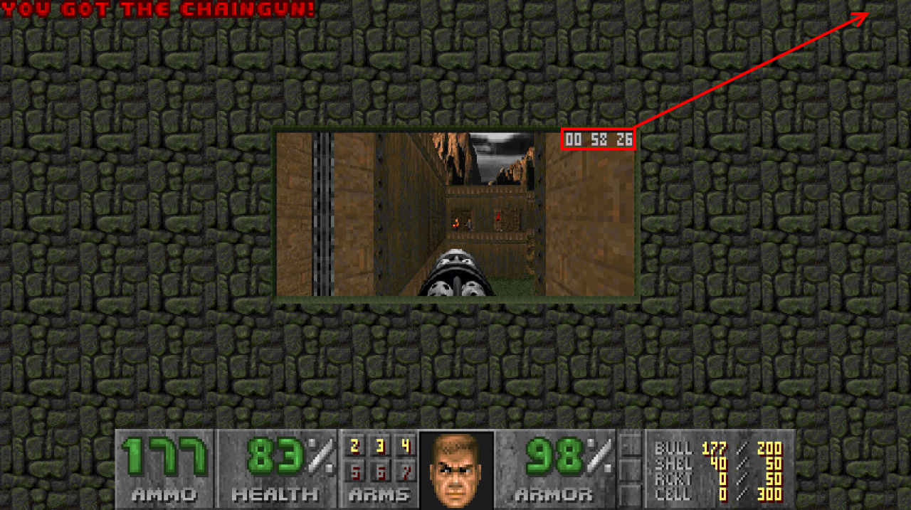 Is this location of the demo timer inside the reduced game window intentional? · Issue #587 ...