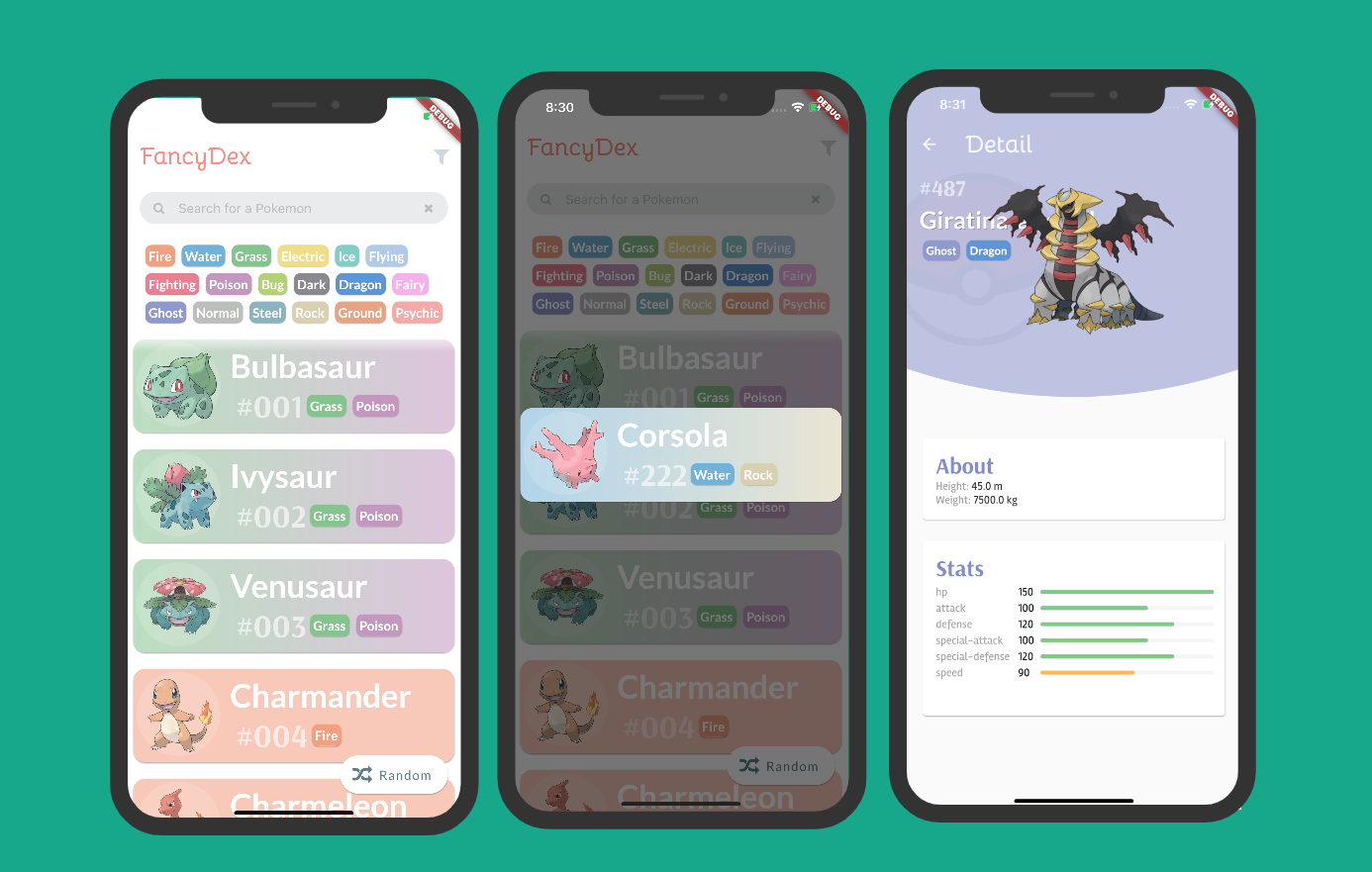 GitHub - rcorbellini/FancyDex: A pokedex with Clean + Bloc + repository Pattern.