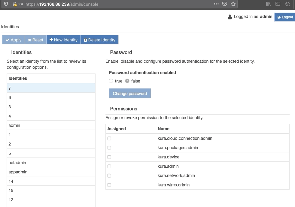 Apply and Reset Buttons in Identities Activated Although no Changes Made · Issue #3224 · eclipse ...