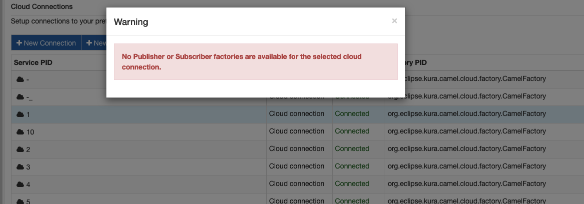 Warning or Error Message When Trying to Add Pub/Sub to Camel Cloud? · Issue #2761 · eclipse-kura ...