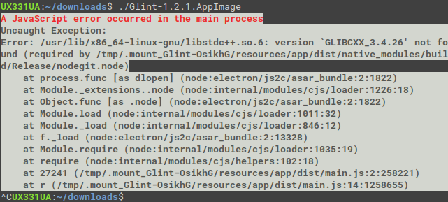 Unable to start in Ubuntu 18.04 LTS · Issue #7 · LogicOverSnacks/glint-release · GitHub