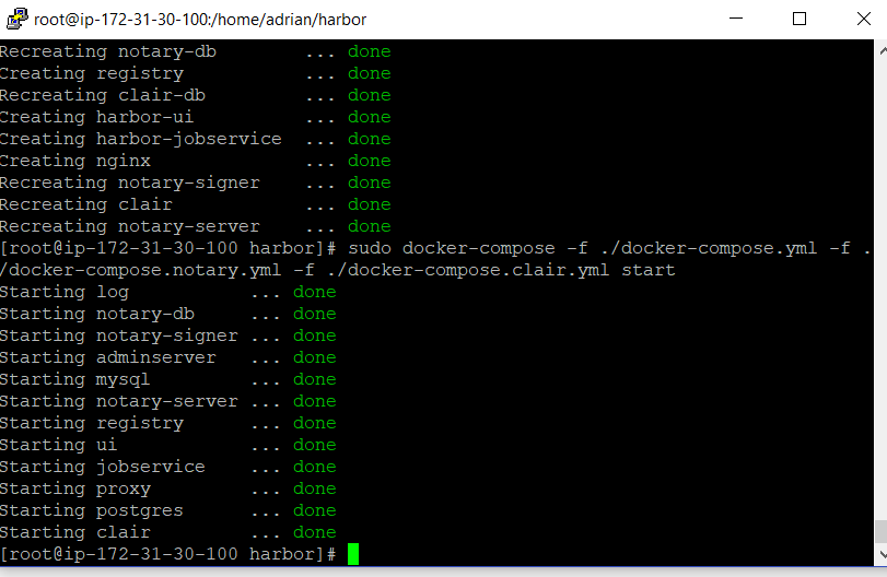 Not able to see clair and signed · Issue #5959 · goharbor/harbor · GitHub
