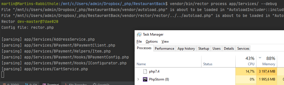 Syntax error, unexpected T_NS_SEPARATOR, expecting ';' or '{' on line 3 · Issue #3834 ...