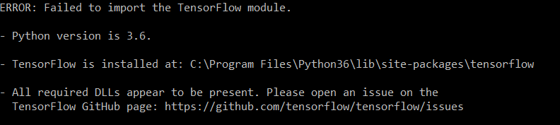 Error In Validating Tensorflow Installation · Issue 17167 · Tensorflowtensorflow · Github