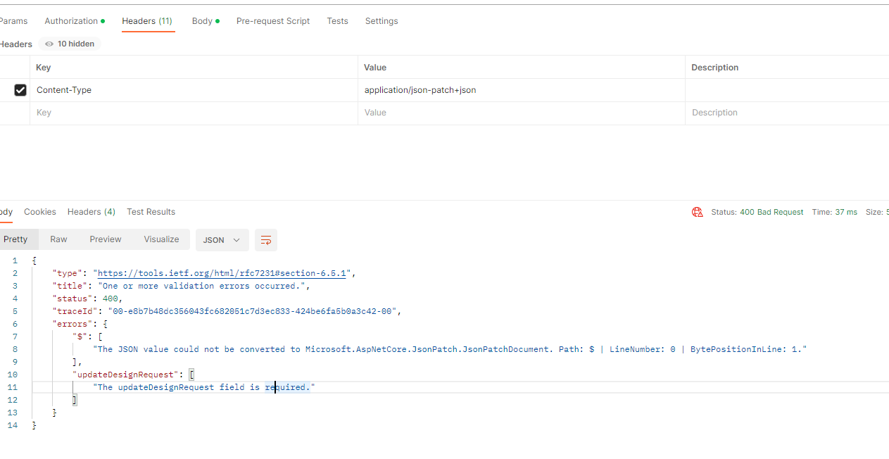 Example for handling JSON patch docs while still using System.Text.Json ...