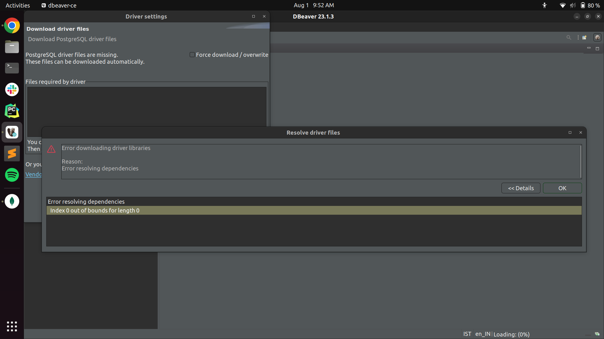 Error downloading driver libraries. · Issue #20753 · dbeaver/dbeaver · GitHub