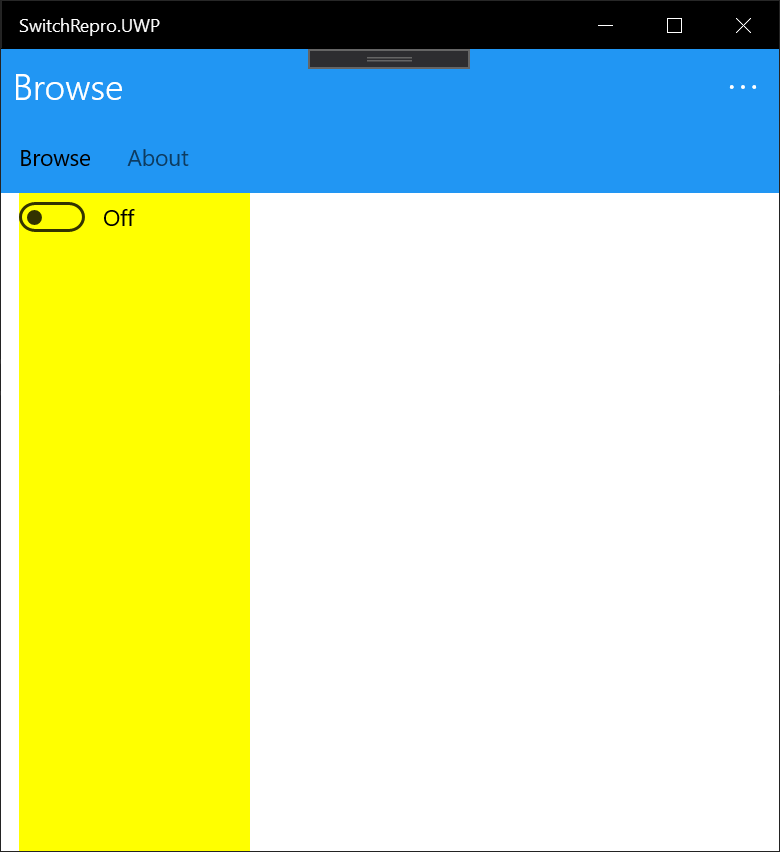 [Bug] [UWP] Switch takes up more horizontal space then before · Issue #9052 · xamarin/Xamarin ...