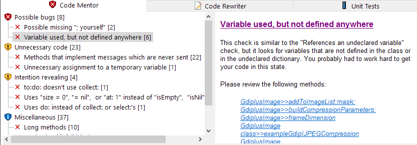 Codementor Reports Undeclared Variables For All Pool Constants · Issue 852 · Dolphinsmalltalk