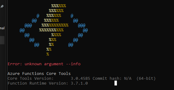 You are using an outdated version of the Azure Functions Core Tools. · Issue #606 · JetBrains ...