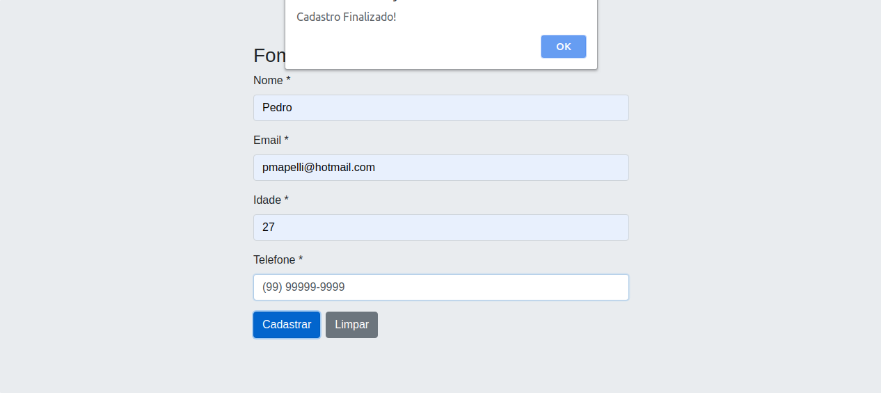 GitHub - pmapelli/React-Formik-Yup: Exemplo de aplicação em ReactJs que ...