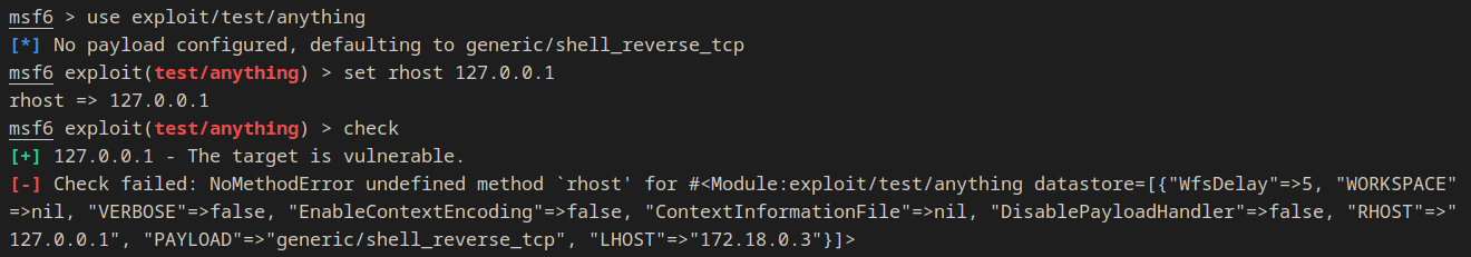 Python exploit modules soft_check errors · Issue #17657 · rapid7/metasploit-framework · GitHub