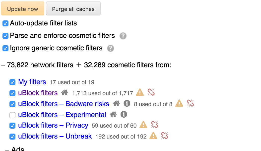 Githubusercontent.com down and lists not updated · Issue #3078 · gorhill/uBlock · GitHub