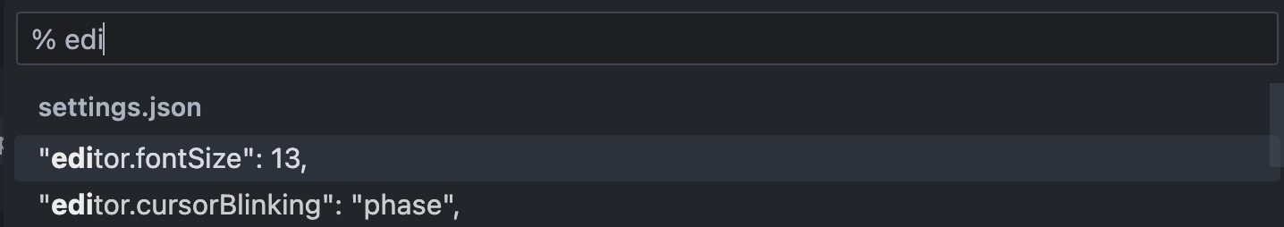 Fuzzy searching is inconsistent between various pickers · Issue #194448 · microsoft/vscode · GitHub