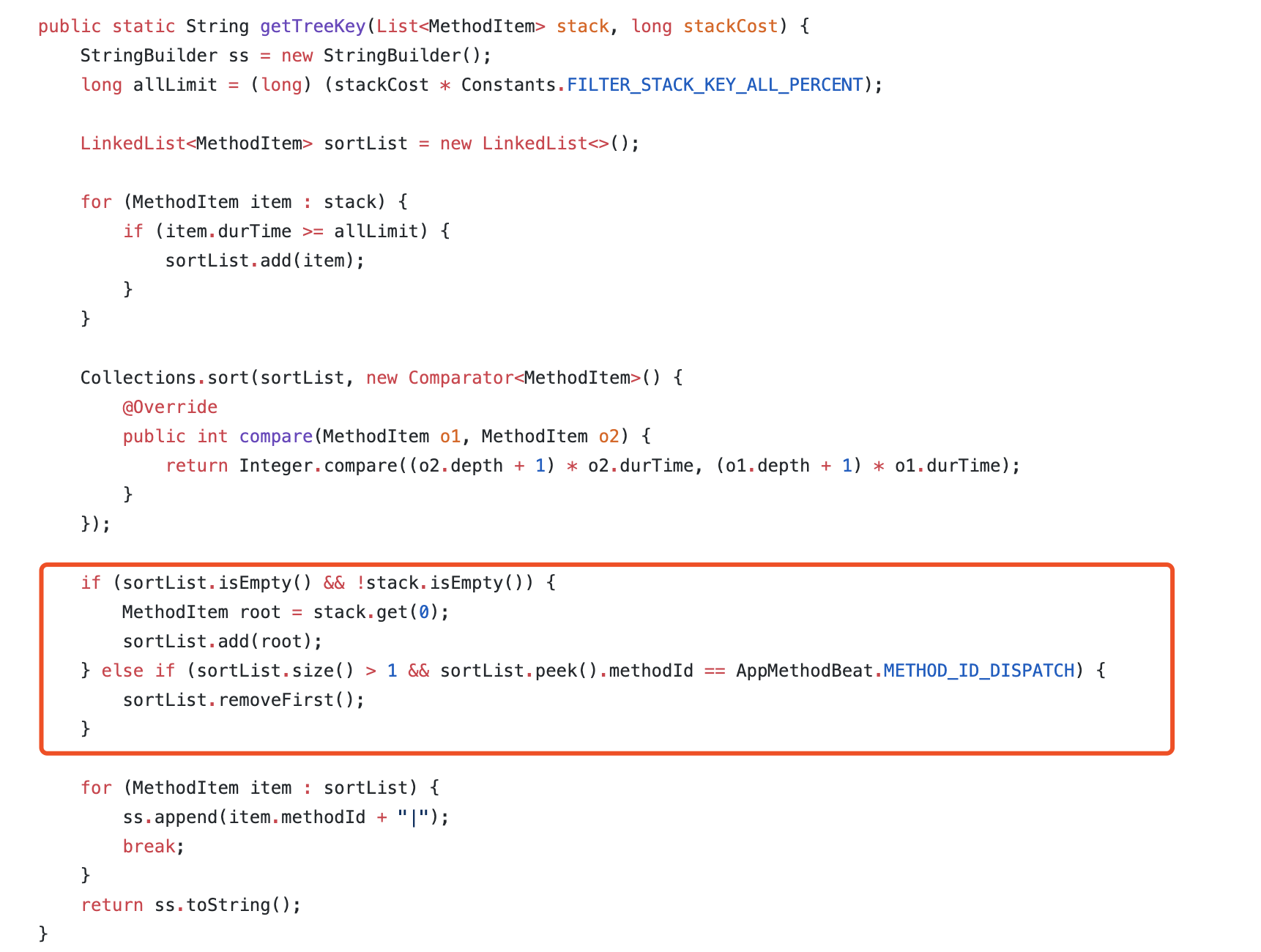 stackKey可能有多个吗？为什么要用|号分割？ · Issue #334 · Tencent/matrix · GitHub