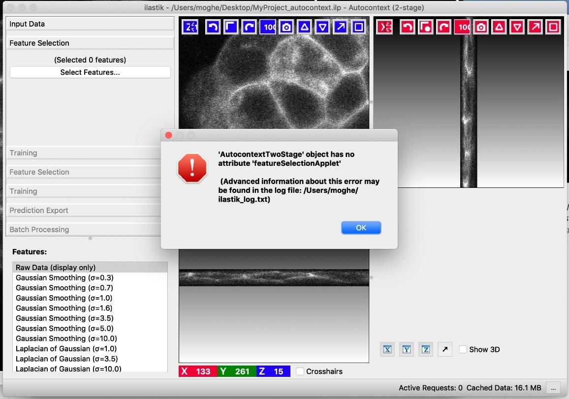Autocontext not working due to missing 'featureSelectionApplet' · Issue ...