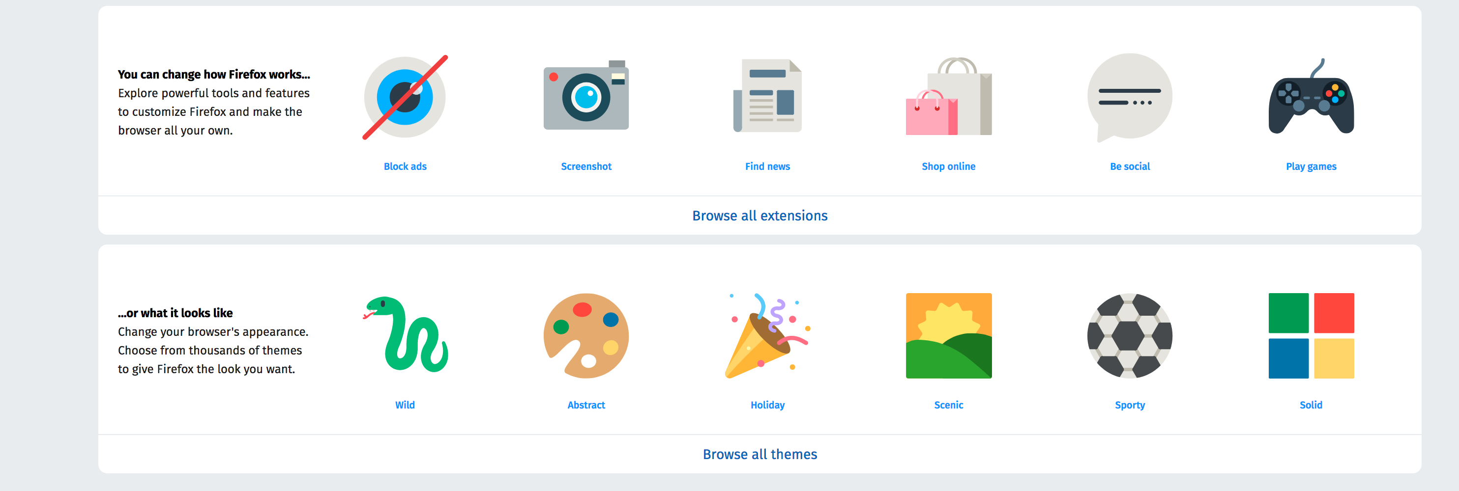 Bring The Subject Shelves Back On Homepage · Issue 10976 · Mozillaaddons · Github 